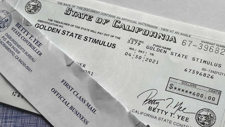 Where Are The Golden State Stimulus Checks?